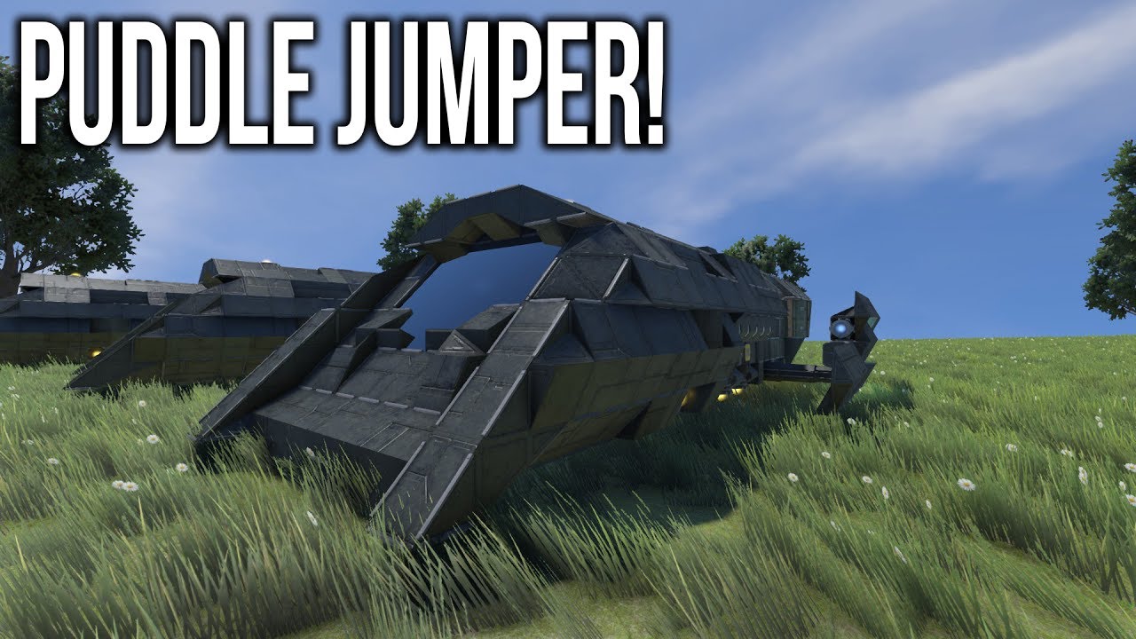 STARGATE Puddle Jumpers! - Space Engineers Workshop Spotlight! - YouTube