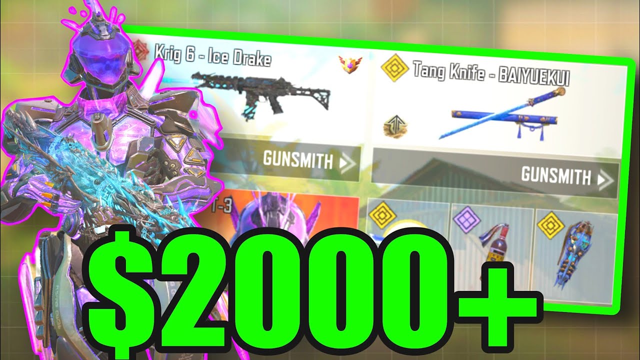 MOST EXPENSIVE CODM LOADOUT!!! - YouTube