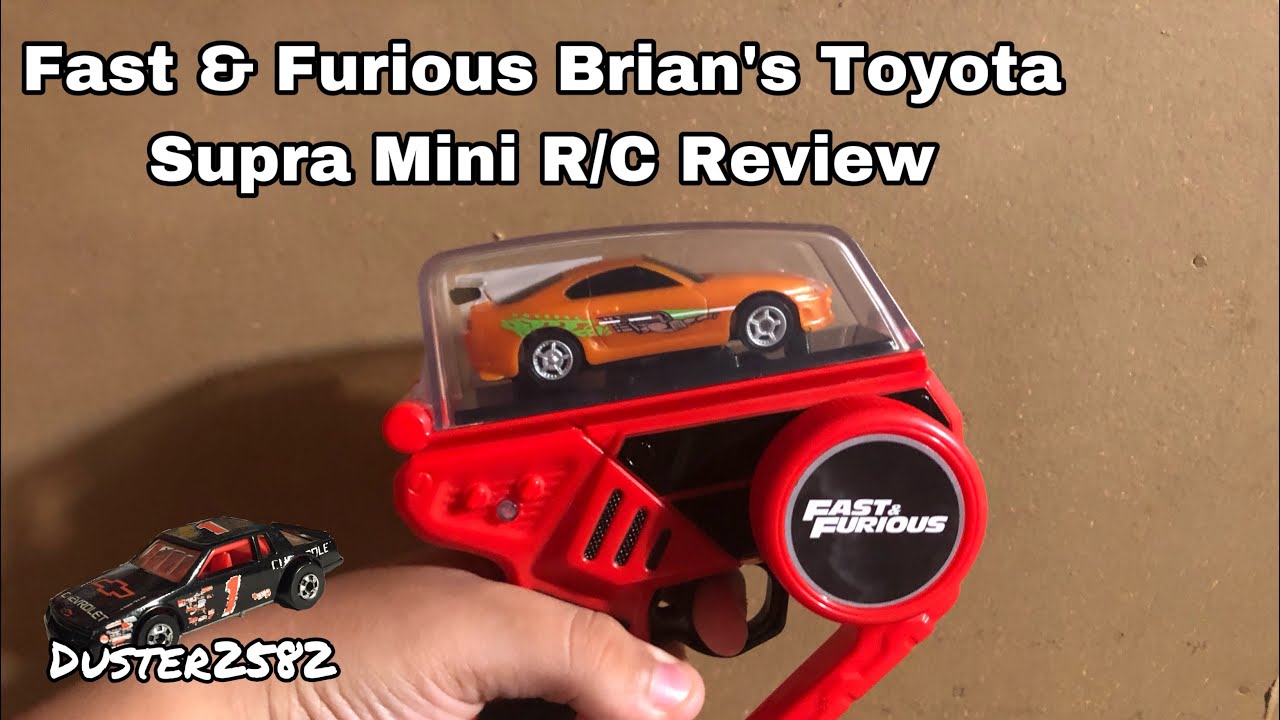 Fast & Furious Brian’s Toyota Supra Mini R/C Review | Duster2582 - YouTube