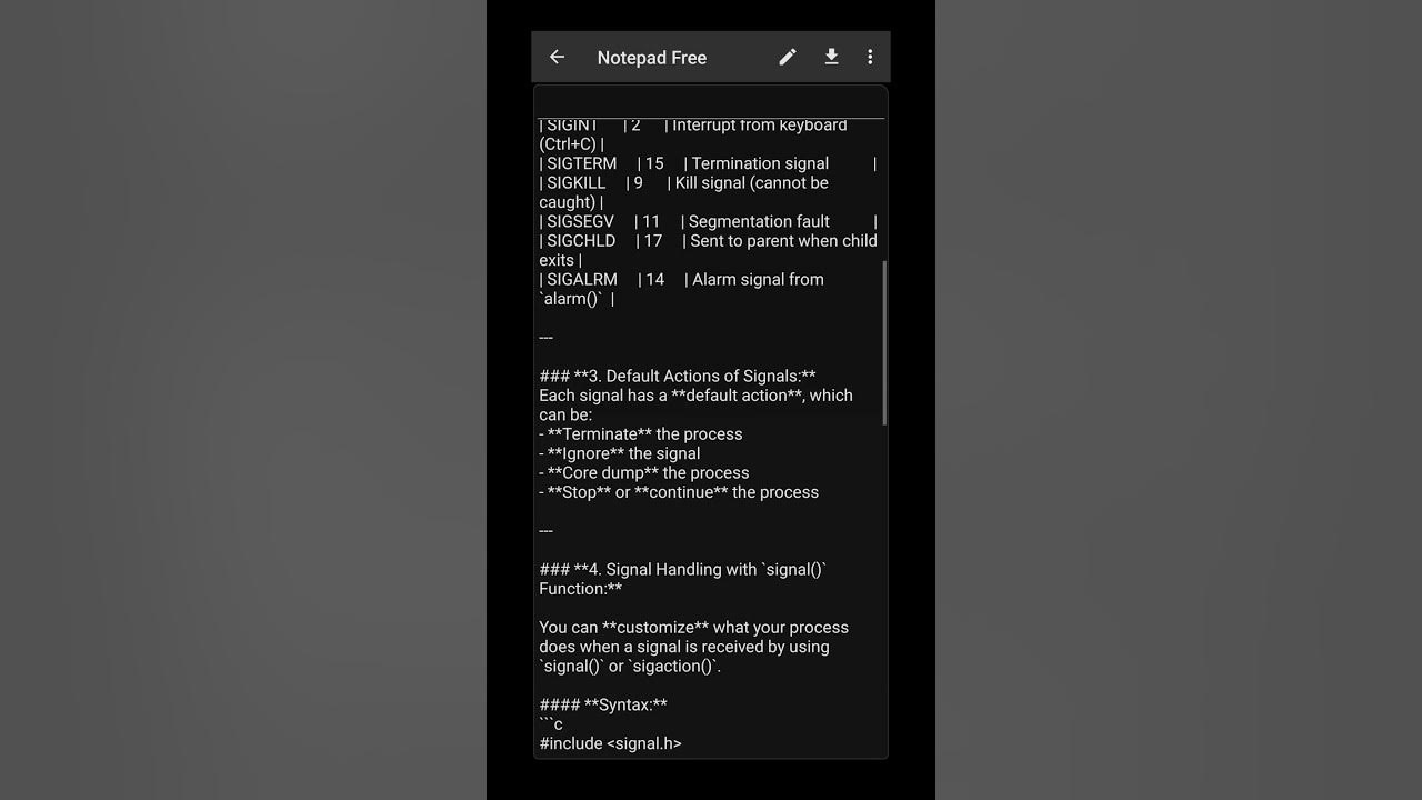 Signal Handling in Operating System | OS Signals Explained with C ...