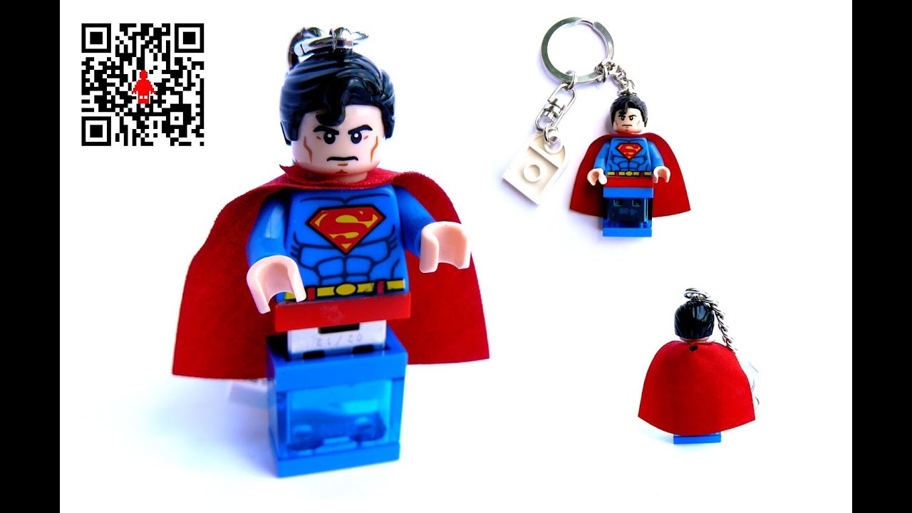 Mod USB Stick in Lego® Minifigure Keychain SUPERHERO handmade - YouTube