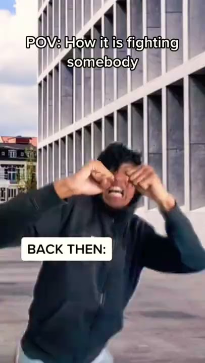 When you Fight Back Then Vs Now 😂 #shorts - YouTube
