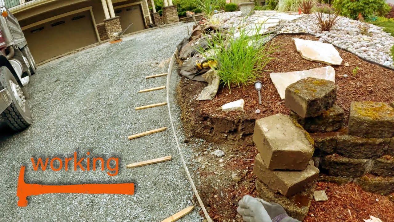 Setting Up a Steep, Curved Driveway | working STUFFandTHINGS | 07 - YouTube