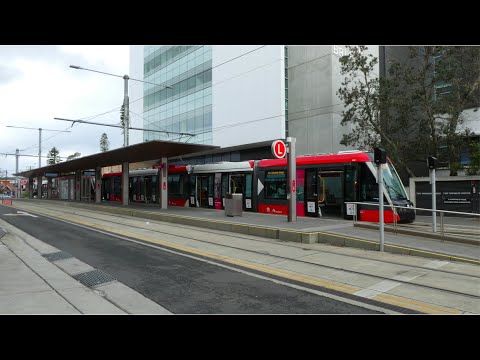 Sydney Light Rail Randwick Station - YouTube