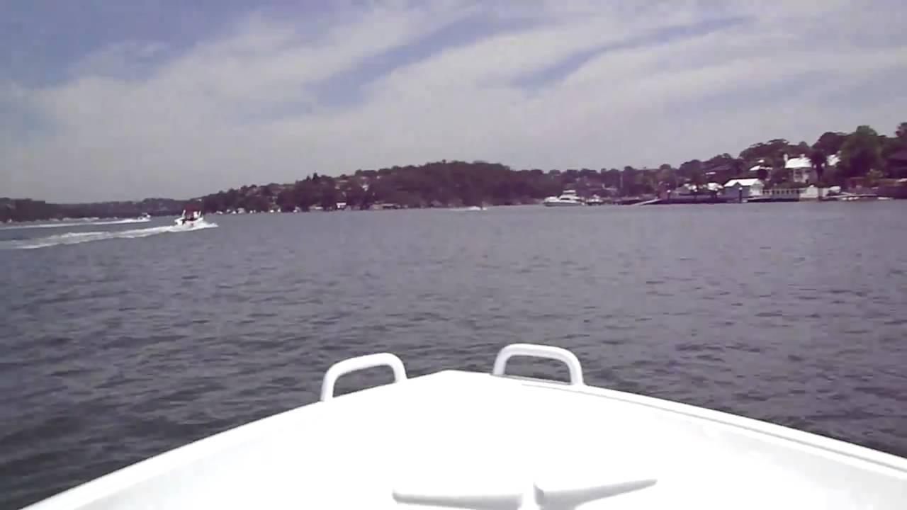 Quintrex 420 Dory with a yamaha 2 stroke - YouTube