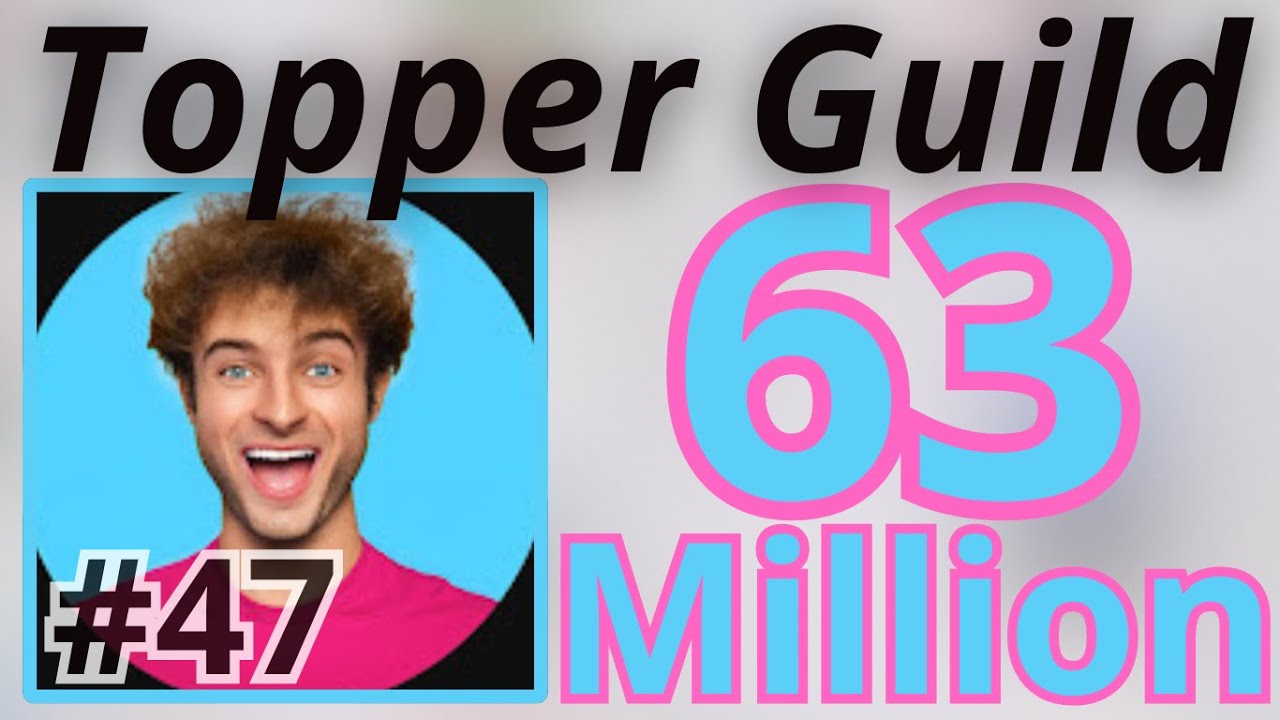 Topper Guild Hit 63 Million Subscribers - YouTube