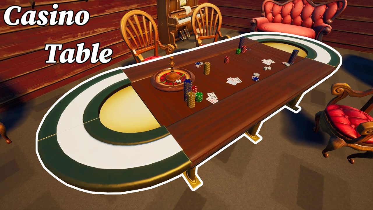 How To Build a Custom Table - Fortnite Creative Tutorial - YouTube