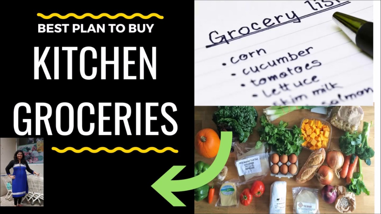Best plan to buy Kitchen Groceries - YouTube