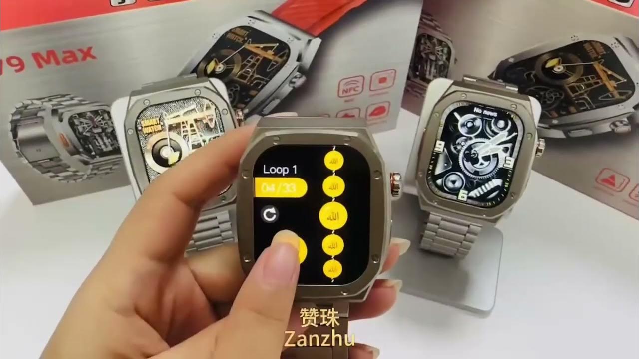 Z79 Max Smart Watch: HD Screen, Compass, Custom Dial, Bluetooth Calls, Music Player, Health ...