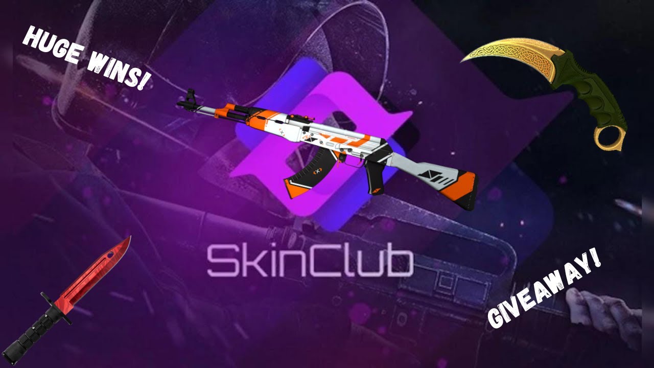 Biggest win on skin club ever! GIVEAWAYS! - YouTube