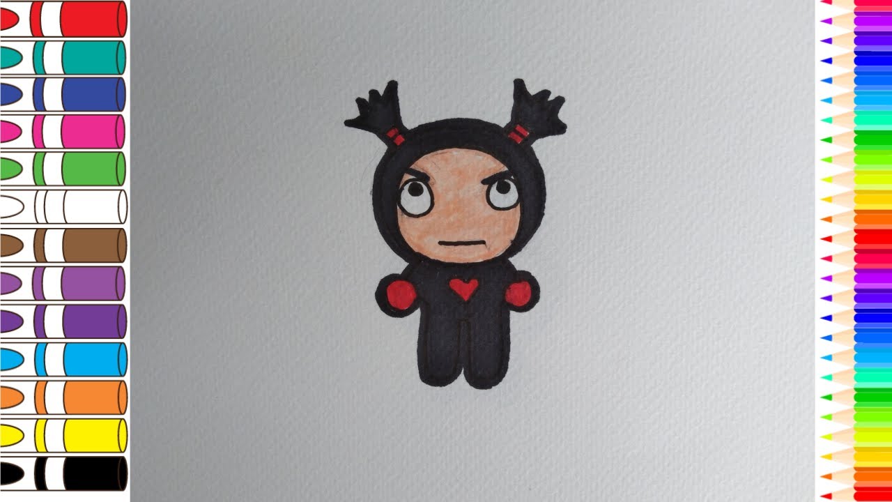 Garu, Drawing and Painting. How to draw Garu. วาดภาพระบายสี คารุ. - YouTube