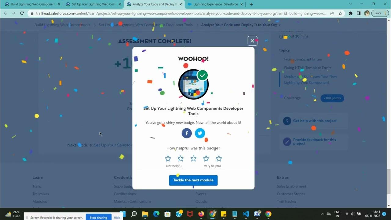 Analyze Your Code and Deploy It to Your Org | Set Up Your Lightning Web ...