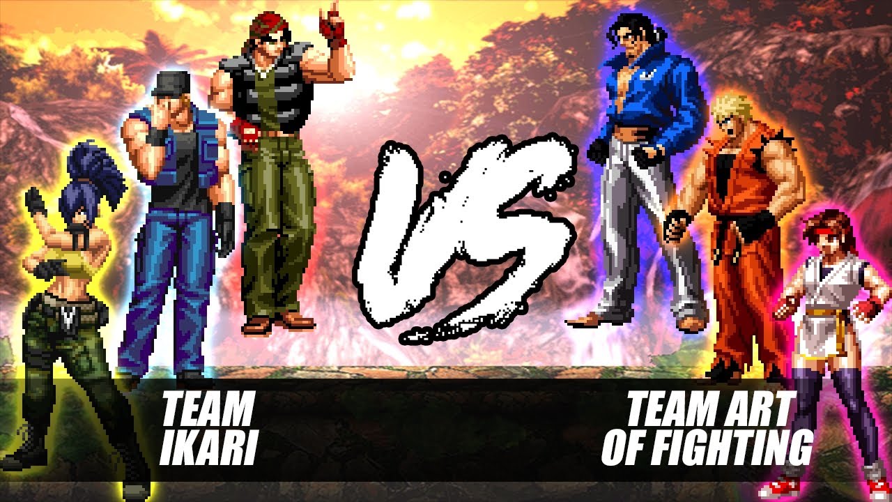 [KOF] Team Ikari VS Team Art Of Fighting - YouTube