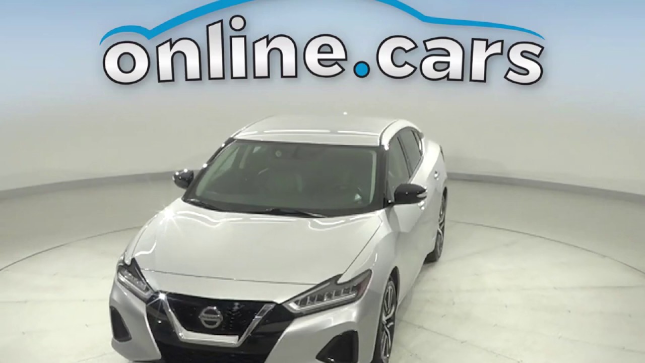 A18676TR Used 2019 Nissan Maxima 3.5 SV With Navigation Silver Sedan ...
