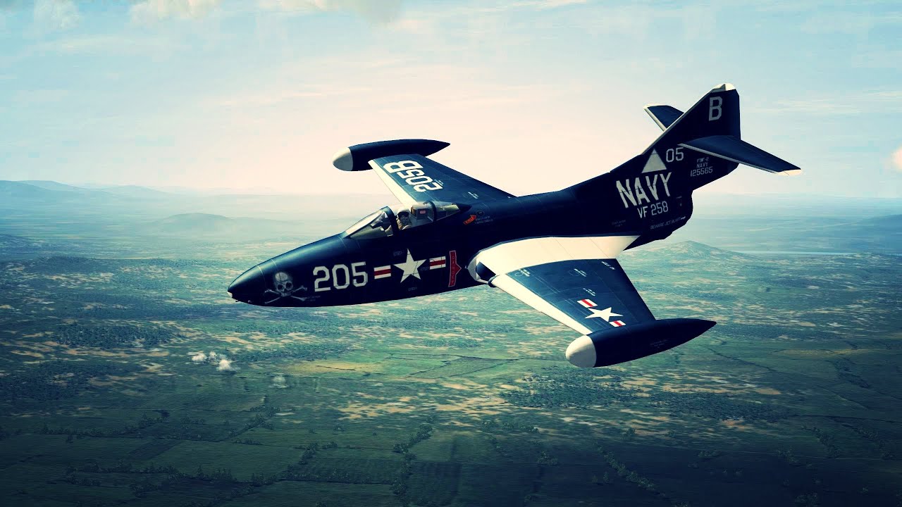 IL2 F9F2 Panther - YouTube