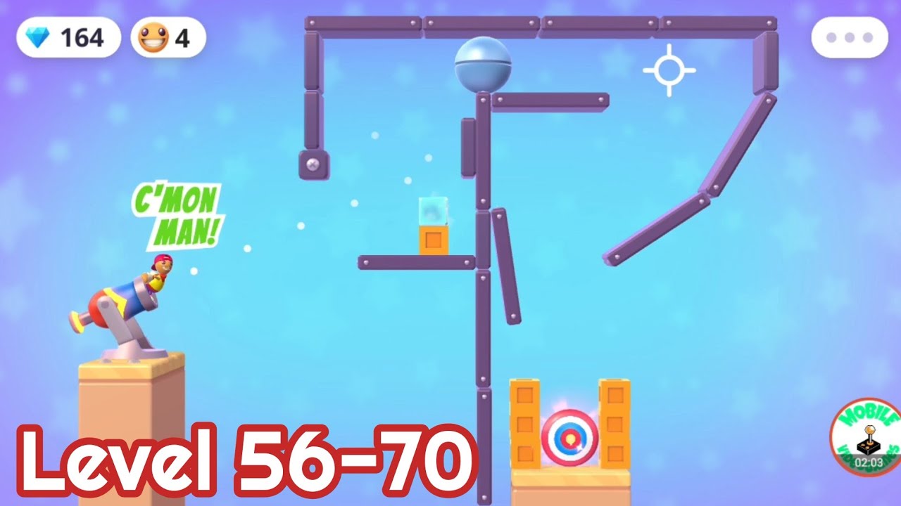 Rocket Buddy Level 56-70 Android iOS Gameplay - YouTube