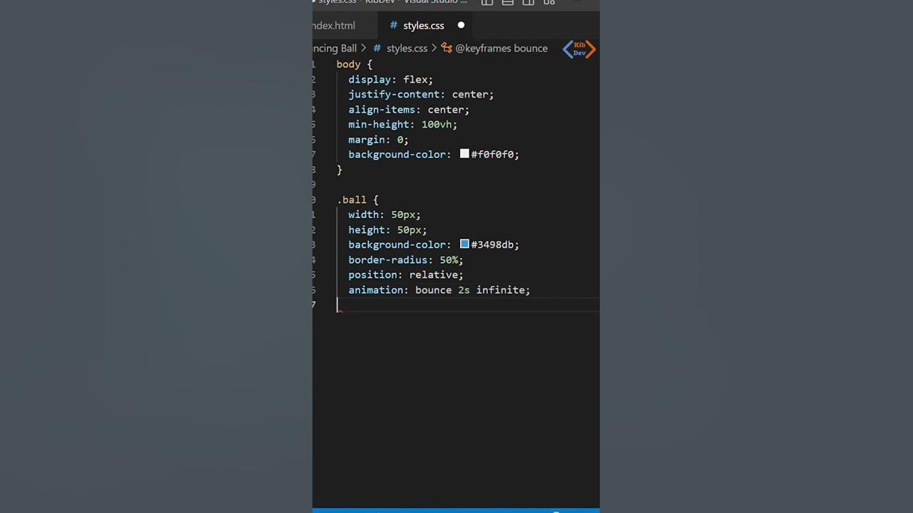 Bouncing Ball Html Css Youtube 3861