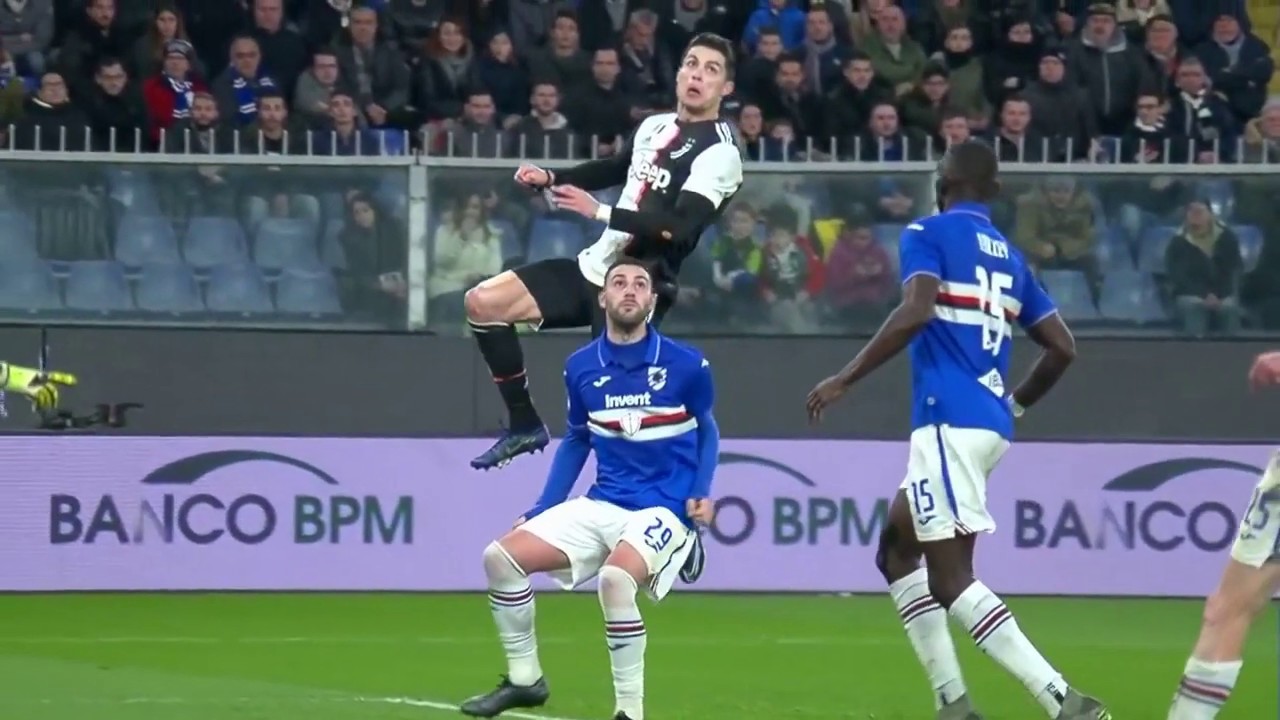 cr7 best header that shocked everyone - YouTube