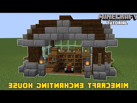 ENCHANTİNG HOUSE !! Minecraft Büyü Evi Nasıl Yapılır ? l Minecraft How to Build a Enchanting House