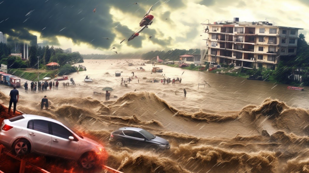 Terrifying Natural Disaster: China City Devastated in Seconds as River ...