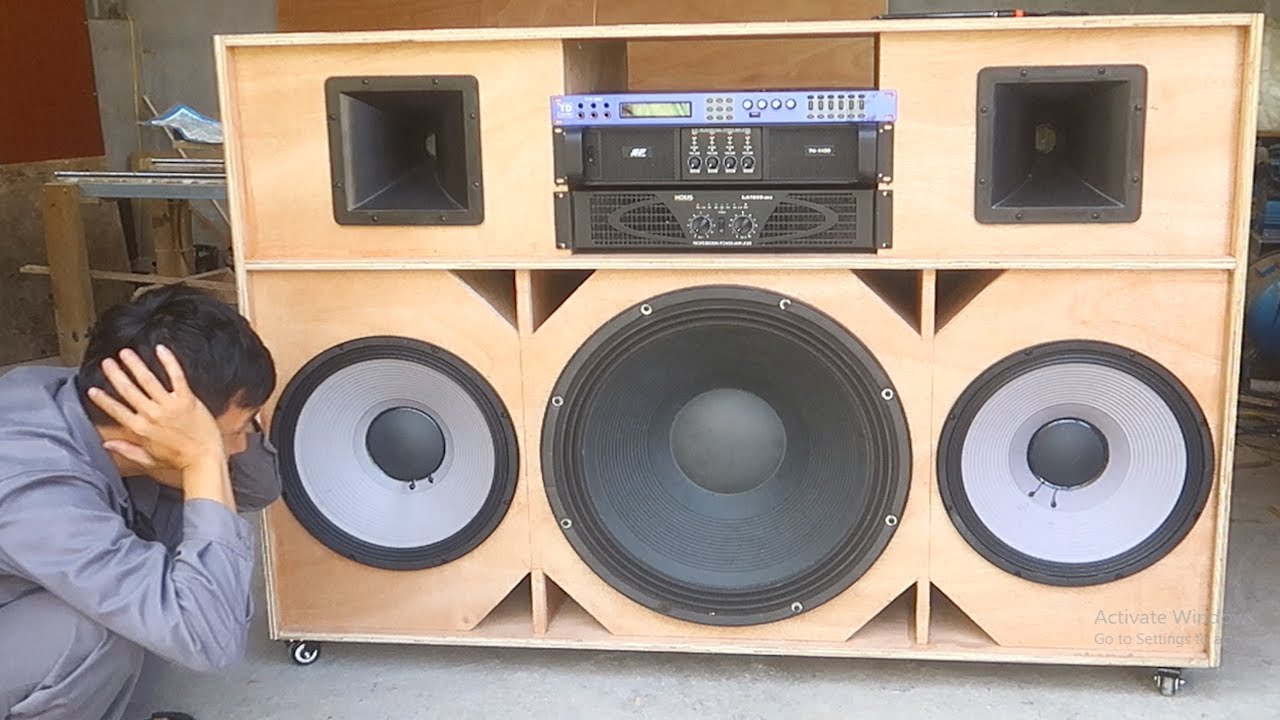Super giant speaker design // Design and build giant power speakers ...