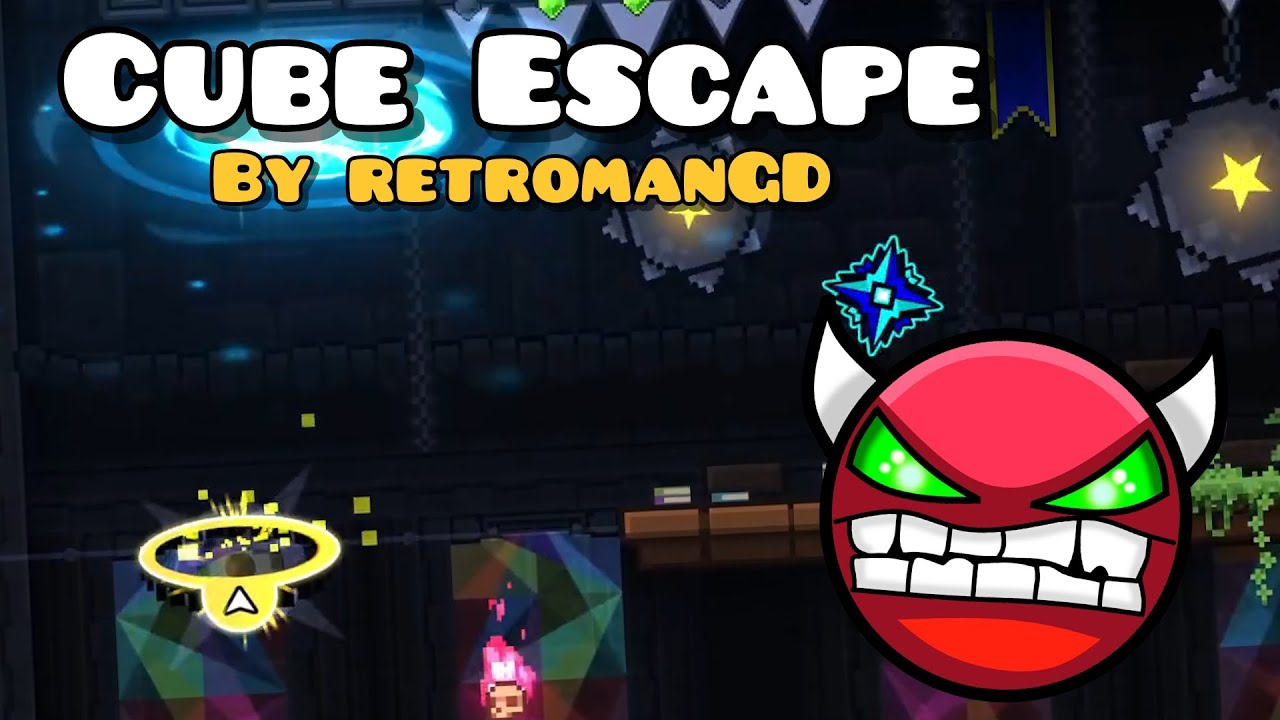The First Rated Platformer Demon Collab (Cube Escape by retromanGD ...