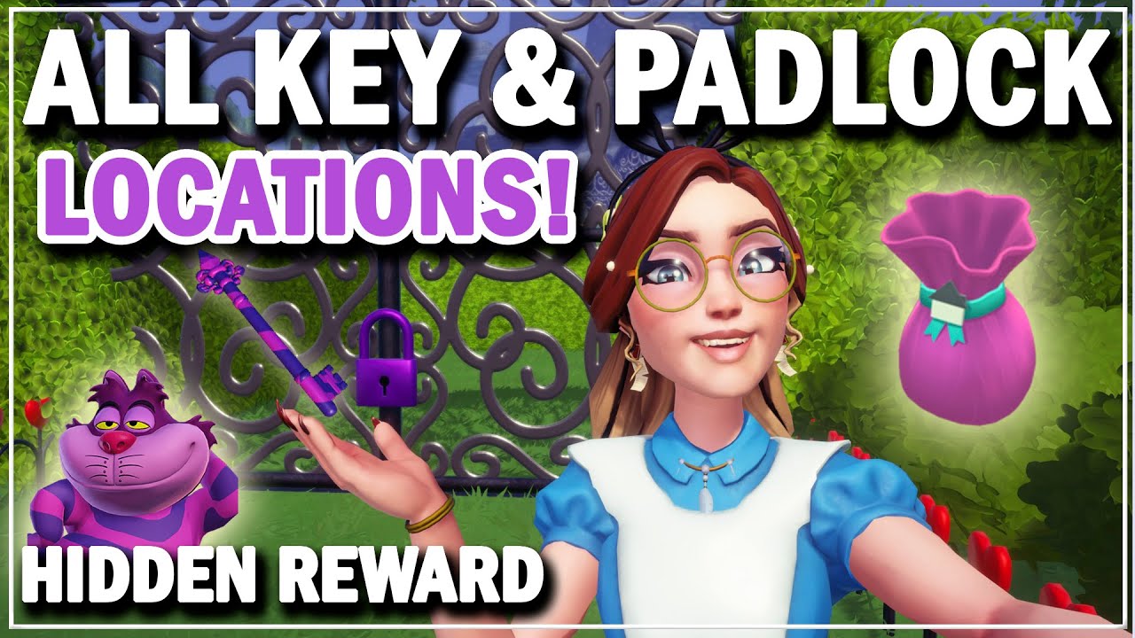 All Keys and Padlock Locations for HIDDEN Reward Dreamlight Valley ...