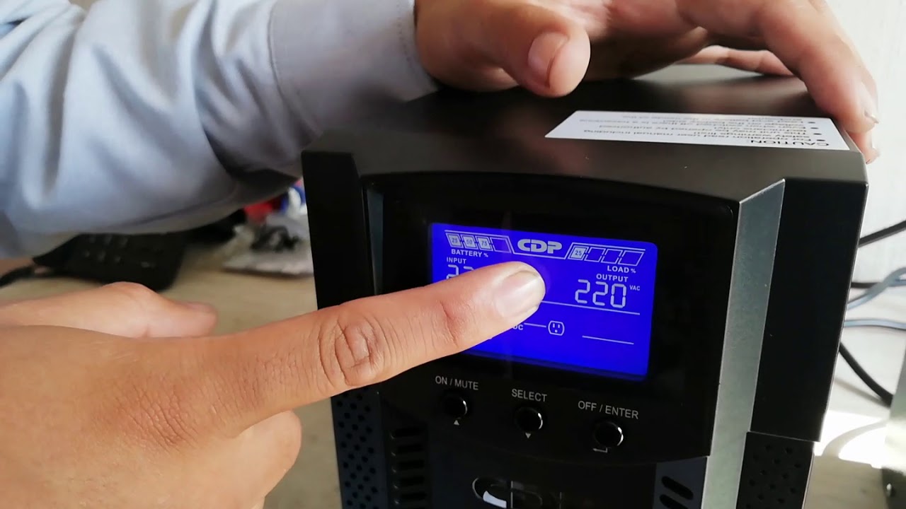 UPS ONLINE CDP DE 1 KVA - YouTube