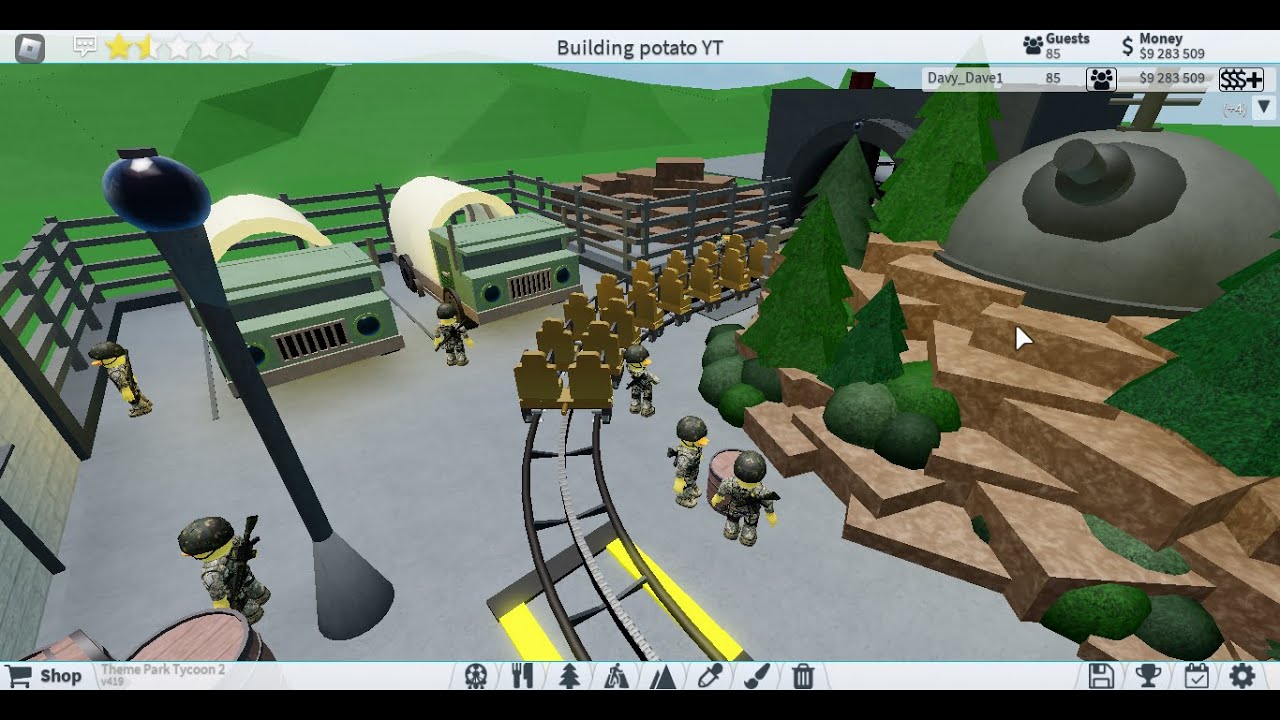 Building A Military Base Rollercoaster - tpt2 - YouTube