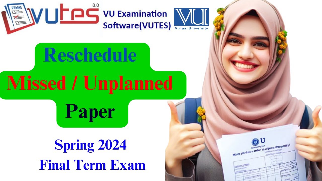 Missed & Unplanned Paper | Apply for Reschdeule | Easy step for apply ...