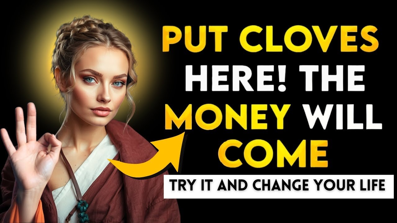 PLACE 3 CLOVES IN THIS SPOT AND THE MONEY WILL COME IN DROVES ...