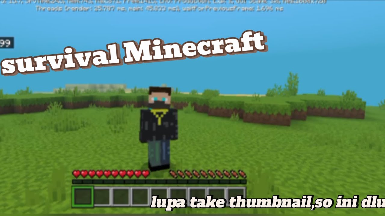 survival Minecraft bedrock | MINECRAFT BEDROCK INDONESIA - YouTube