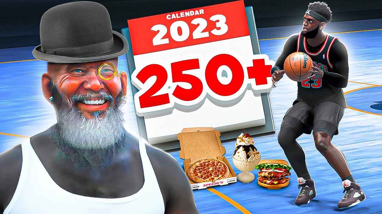 I USED MY FAT AND BURLY PLAYER FROM 250 DAYS AGO IN NBA2K23!! *MAX ...