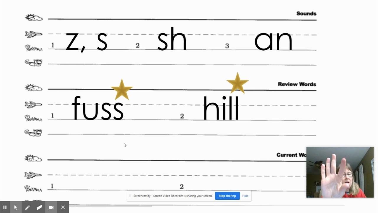 Fundations Level 1 Unit 6 Week 3 Day 3 Dictation - YouTube