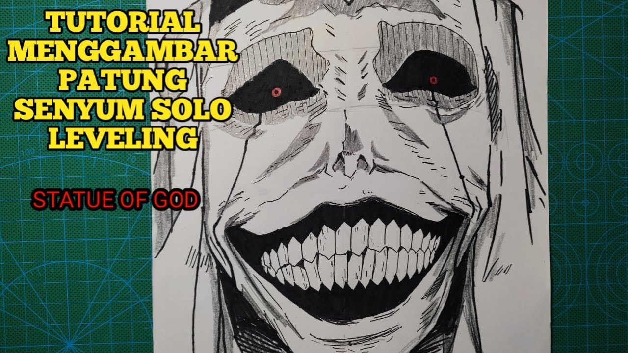 TUTORIAL MENGGAMBAR STATUE OF GOD SOLO LEVELING - YouTube