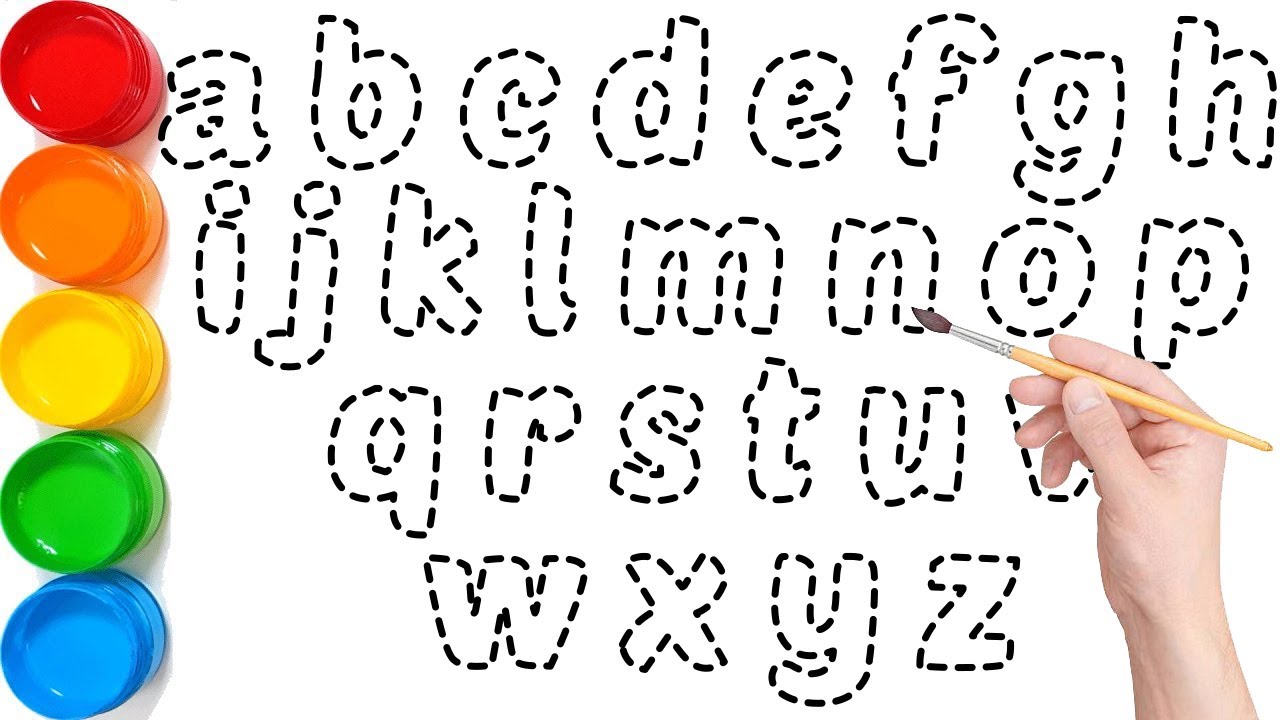 The BEST Way to Teach Kids Drawing Small Letters Alphabet // Ks Art ...