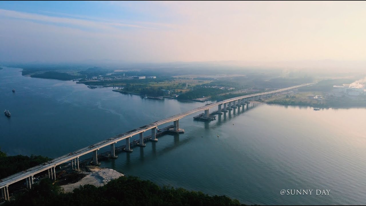 Pontian JB Bridge Feb 2022 - YouTube