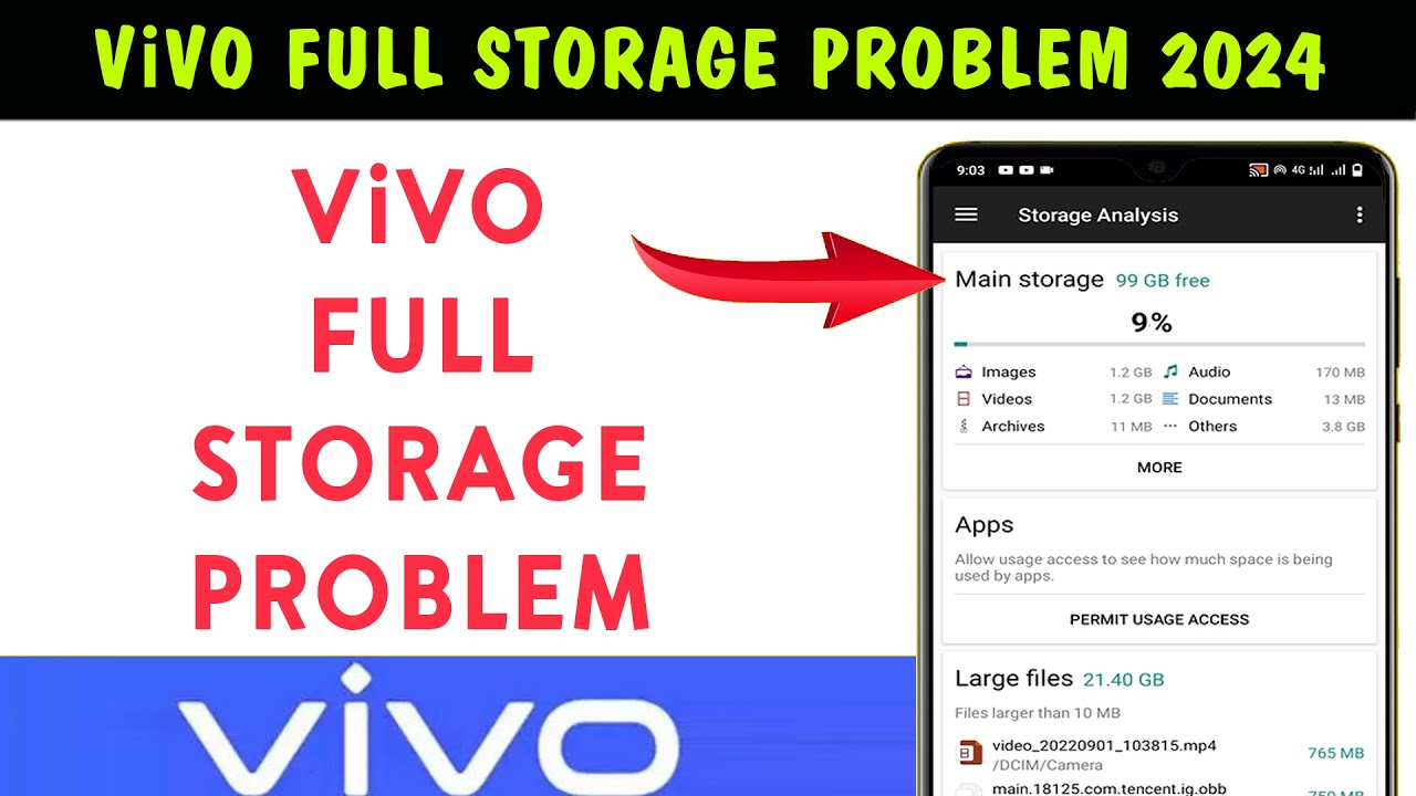 Vivo phones storage full problem solved 2024 || Fix Storage Problems in Vivo - YouTube