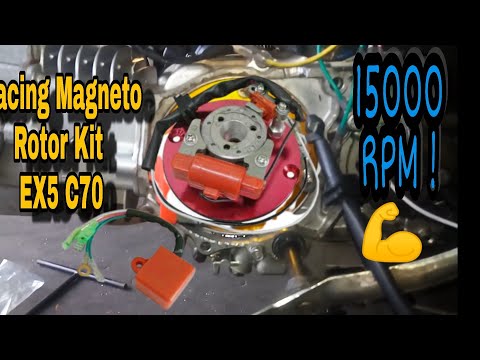 Magnet Racing EX5 / C70, Racing Magneto complete wiring