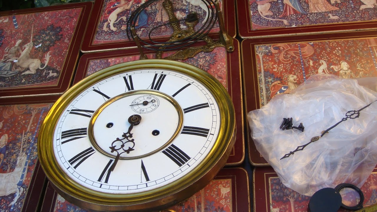 GENUINE ANTIQUE OLD GUSTAV BECKER VIENNA WALL CLOCK MOVEMENT JUST ...