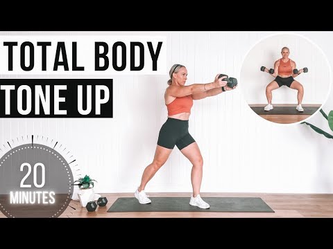 20 MIN TONE IT UP Total Body Workout | Quick No Repeat HIIT