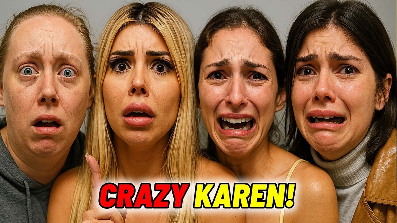 Crazy Karen Freaks Out With Cops - YouTube