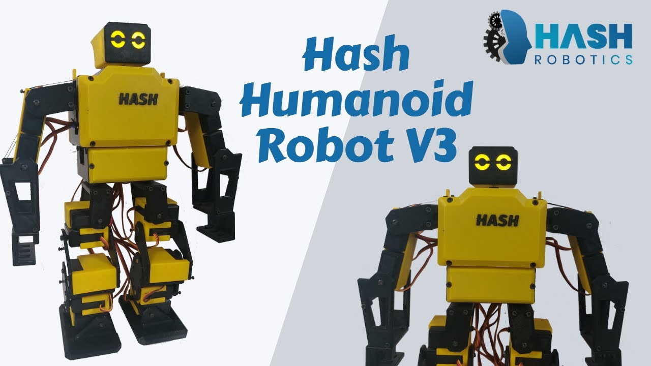 Hash Humanoid Robot V3 Intro Video Hash Robotics Youtube