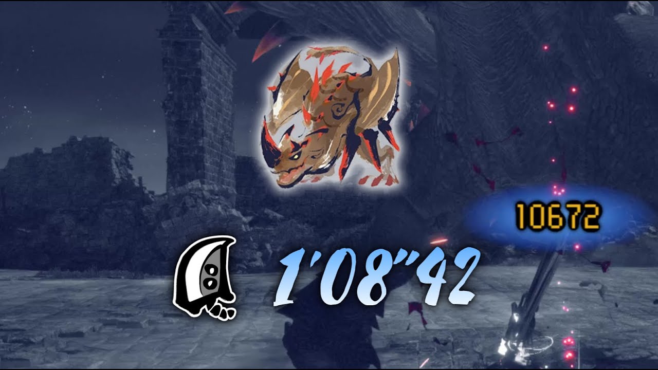 MHR Sunbreak - Flaming Espinas Greatsword Solo [1'08"42](Freestyle) - YouTube