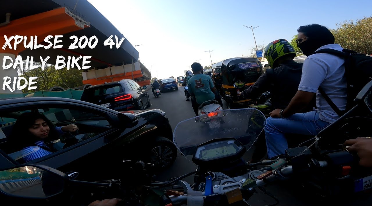XPulse 200 4V Daily Bike Ride: Home to Office and Back | Commuting ...