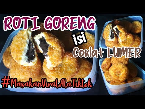 ROTI GORENG CRISPY ISI COKLAT LUMER | RESEP VIRAL DI TIKTOK - YouTube