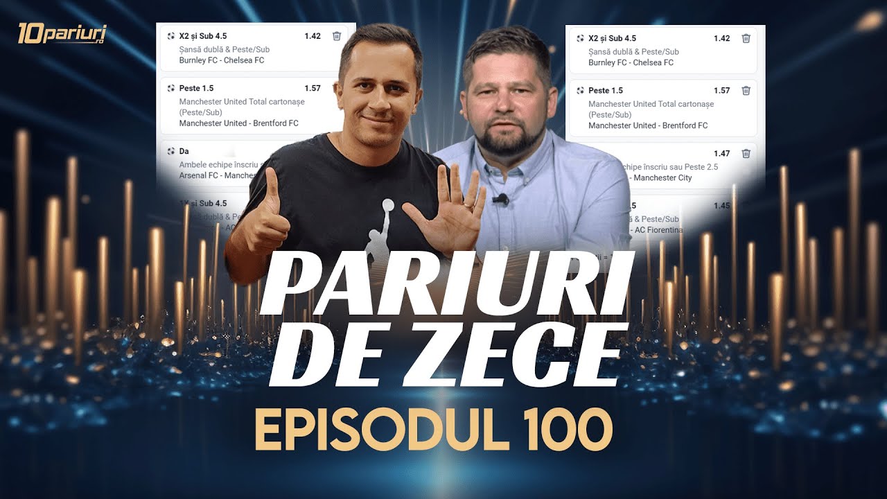 Ponturi Pariuri Sportive - 07.10 - 08.10.2023 + Biletul Zilei! Ep. 100 ...