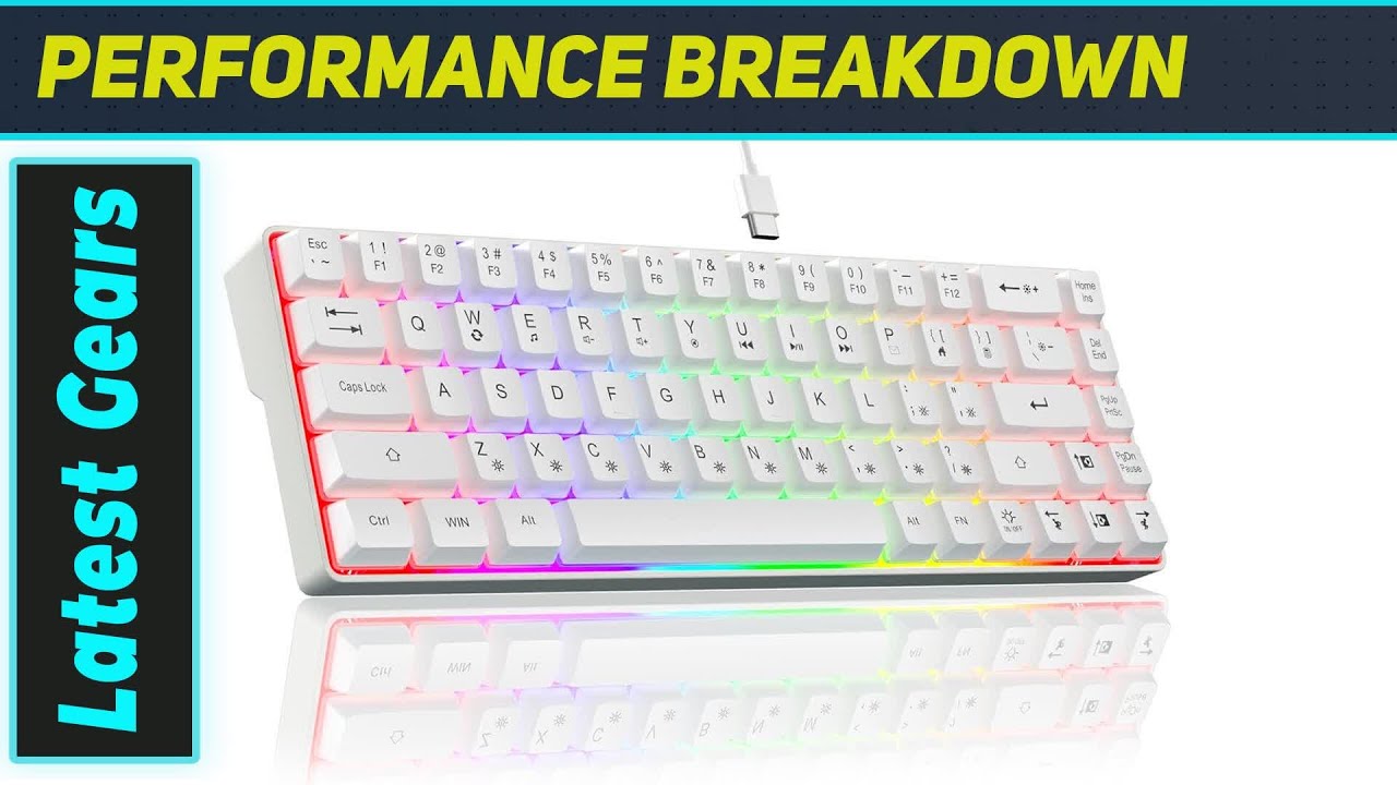 CORBOBO SK968 Keyboard: A Compact Gaming Companion - YouTube