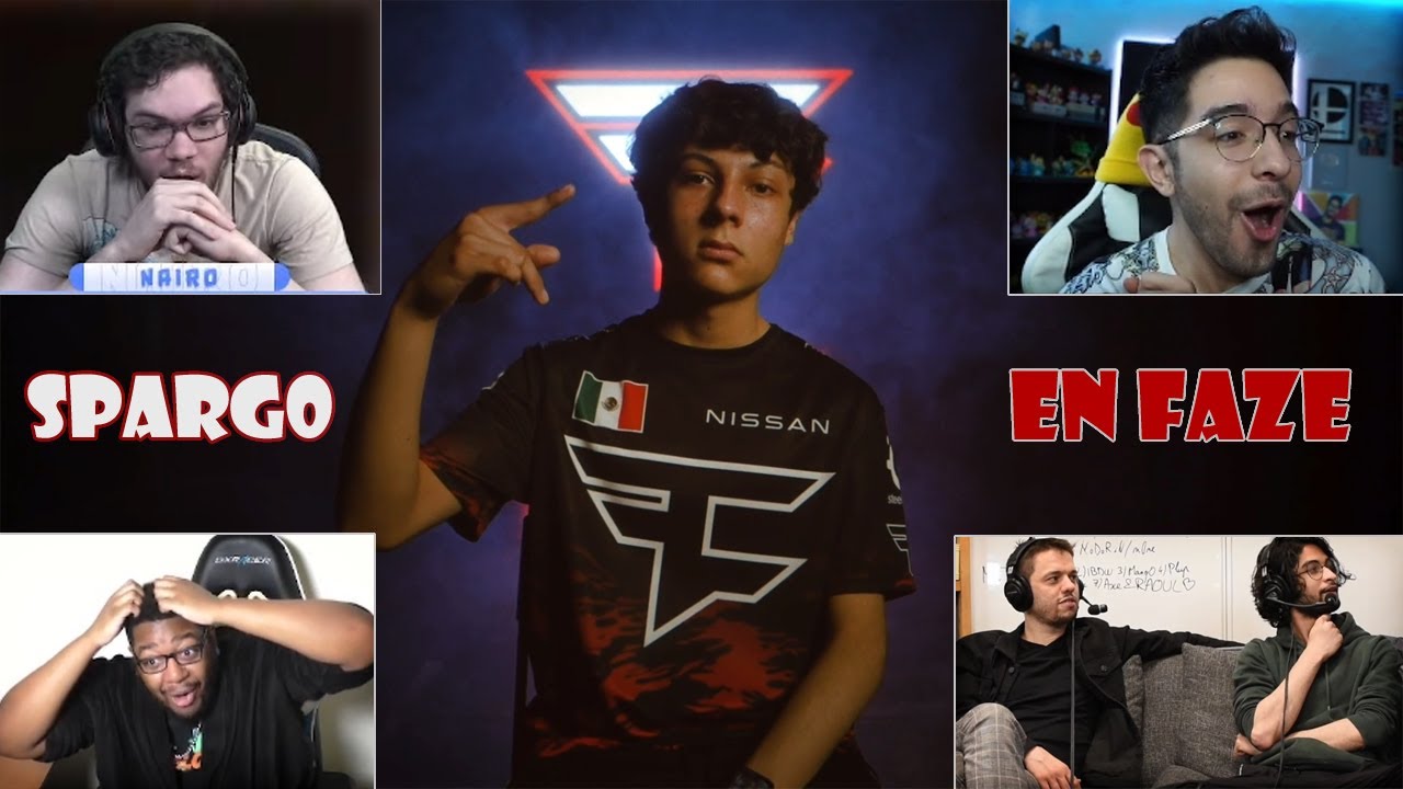 STREAMERS REACCIONAN a SPARG0 FICHADO por FAZE CLAN 🔥 - YouTube