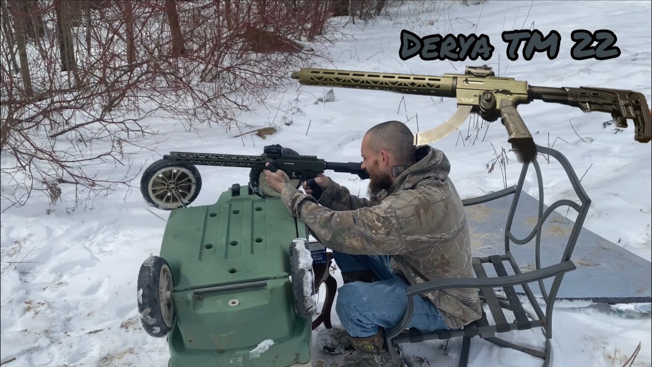 Derya TM22 semi auto .22cal 10 round clip - YouTube